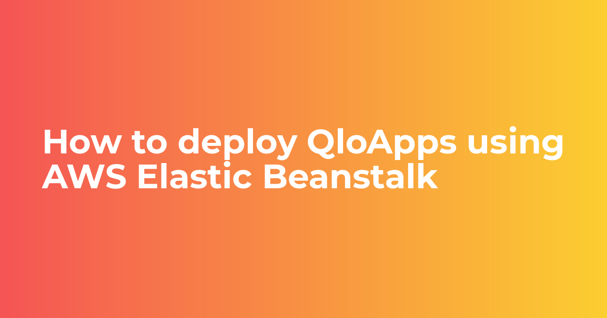 How to deploy QloApps using AWS Elastic Beanstalk - Cloudkul
