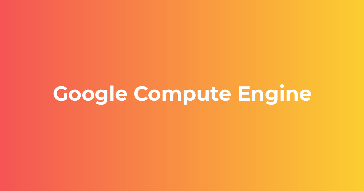 Google Compute Engine - Cloudkul